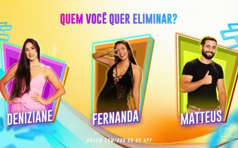 Quem Sai Do Bbb 24 Amanhã Deniziane Fernanda Ou Matteus Vote Vem